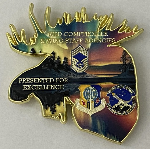MILITARY CHALLENGE COINS UV PRINTING