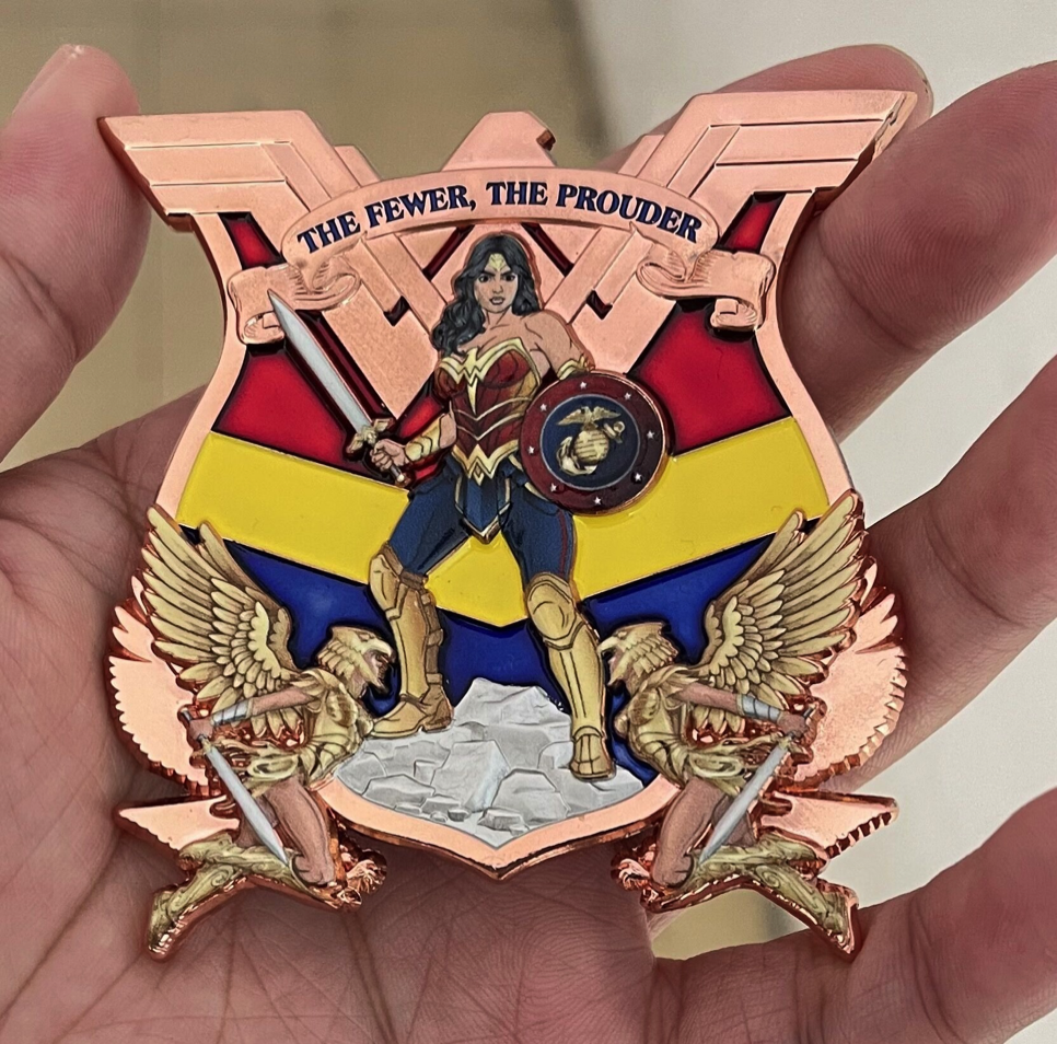 MILITARY CHALLENGE COINS UV PRINTING